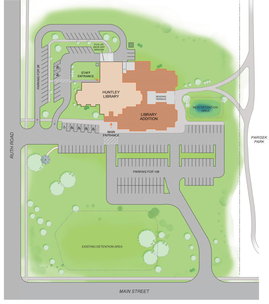 Site Plan – Huntley Area Public Library