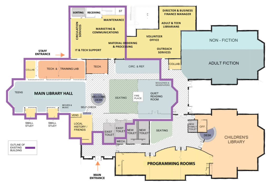 Floor Plan - Huntley Area Public Library