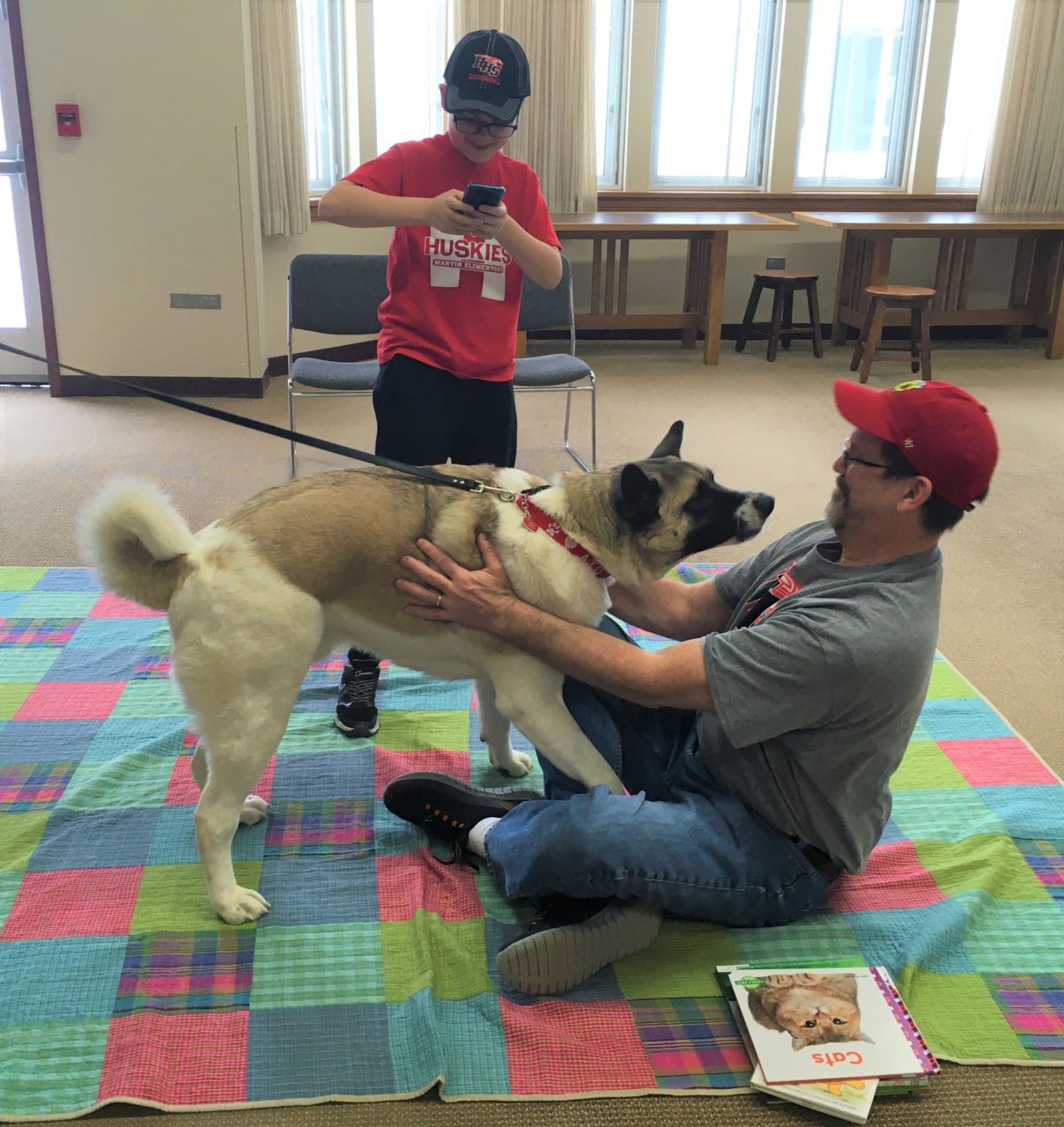 Read to a Dog February 2020 Gallery - Huntley Area Public Library