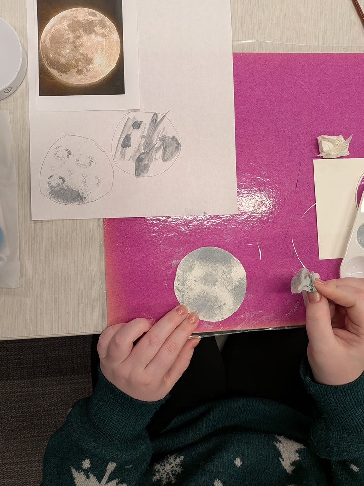 Push Light Moon Gallery (November 2025) - Huntley Area Public Library